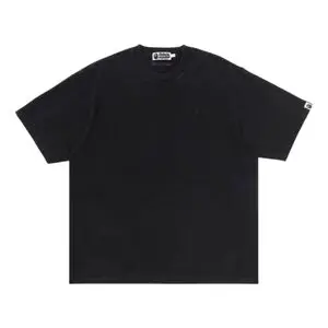 A BATHING APE Garment Dye One Point Relaxed Fit T-shirt - Black