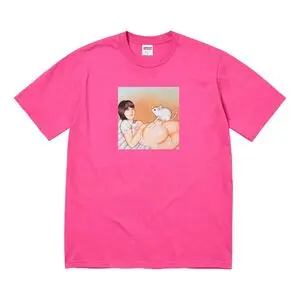 Supreme Mouse T-shirt - Fuchsia