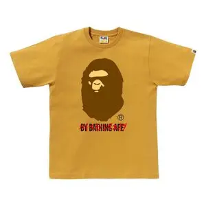 A BATHING APE Katakana Bathing Ape Tee - Yellow