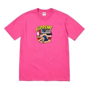 Supreme Bedroom T-shirt - Fuchsia