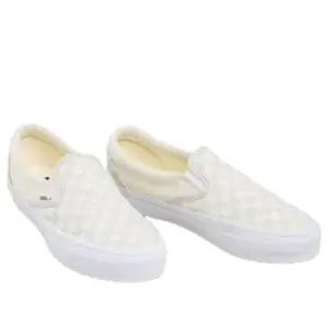 VANS Checkerboard Slip-on Sneakers - Checkerboard/lunar Rock Grey