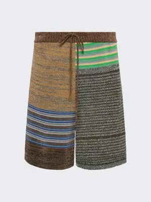 MAISON MARGIELA Patchwork Knit Shorts Multicolor - Multi