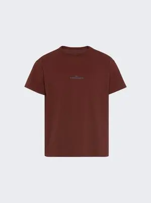 MAISON MARGIELA Cotton Logo T-shirt Bordeaux