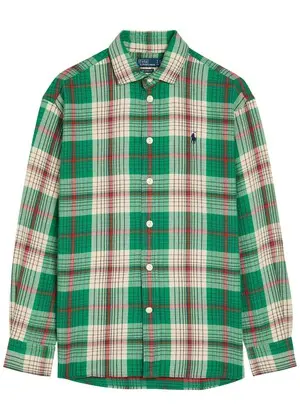 Polo Ralph Lauren Plaid Cotton Shirt - Green