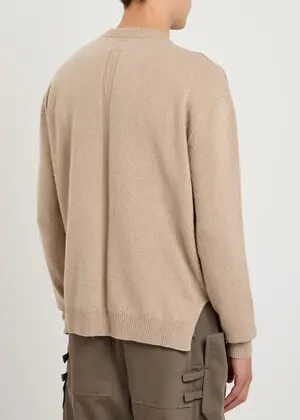 Rick Owens Cashmere And Wool-blend Jumper