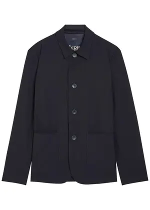 Herno Woven Jacket - Navy