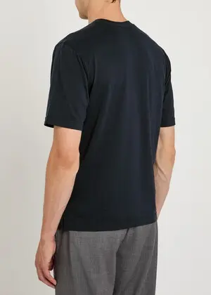 LARDINI Cotton And Silk-blend T-shirt