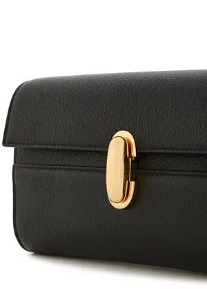 Savette Symmetry Grained Leather Mini Bag