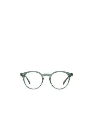 Oliver Spencer Round-frame Glasses - Green