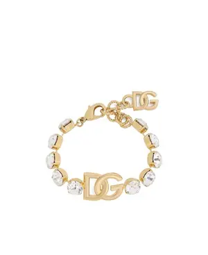 Dolce & Gabbana Dolce Gabbana Dg Embellished Bracelet - Yellow