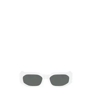 Versace Geometric-frame Sunglasses - Gray