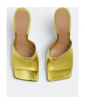 Bottega Veneta Stretch Open Toe Heeled Mules