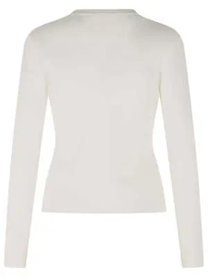 Max Mara Logo Embossed Crewneck Jumper