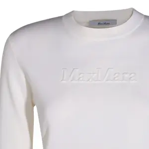 Max Mara Logo Embossed Crewneck Jumper