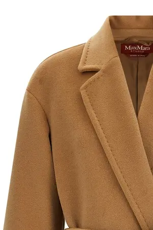 Max Mara Belted Virgin Wool Coat