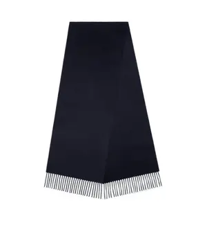 Bottega Veneta Cashmere Scarf - Navy Blue