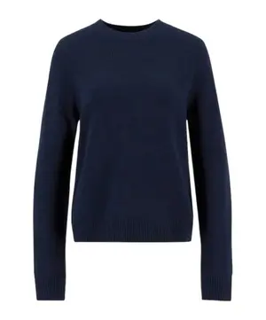 Barbour Woodhouse Ribbed Crew-neck Sweater - Navy Blue
