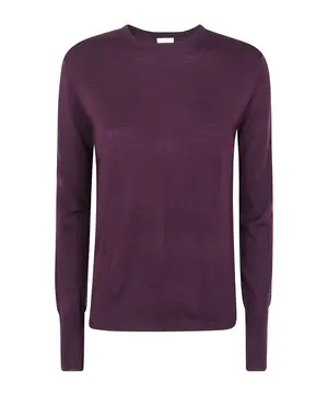 Aspesi Ribbed Crew-neck Knit Top - Brown