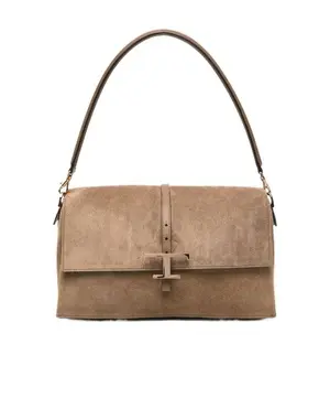 TOD'S Flap Shoulder Bag - Brown
