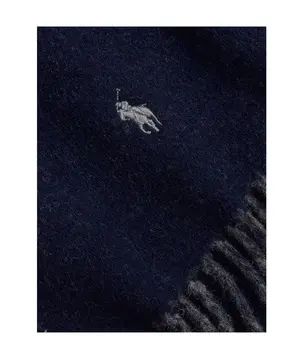 Polo Ralph Lauren Pony Embroidered Fringed Scarf
