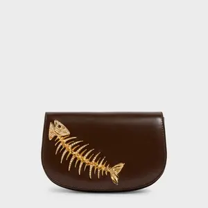 GIUSEPPE ZANOTTI Slim Bag - Brown