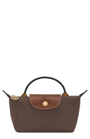 Longchamp Le Pliage Recycled Cosmetic Case - Mocha