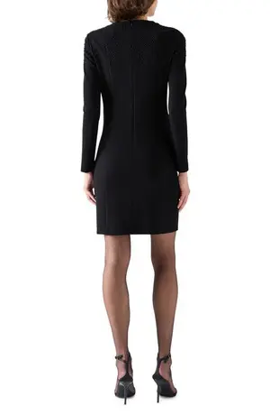 Akris Beaded Stretch Sheath Dress