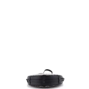Goyard Hirondelle Shoulder Bag Coated Canvas And Leather - Black