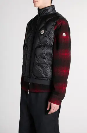 Moncler Erelia Diamond Quilted Down Vest