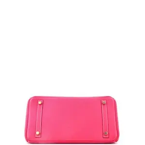 Hermès Birkin Handbag Epsom With Gold Hardware 30 - Pink