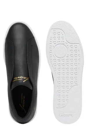 Lacoste Linecourt Slip-on Sneaker - Black/white