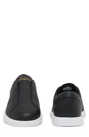 Lacoste Linecourt Slip-on Sneaker - Black/white