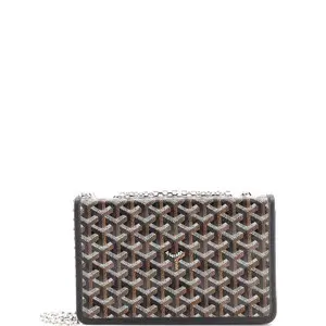 Goyard Alexandre Iii Shoulder Bag Coated Canvas Pm - Black