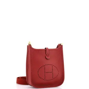 Hermès Evelyne Bag Gen Iii Clemence Tpm - Red