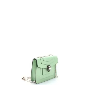 BVLGARI Serpenti Forever Square Shoulder Bag Leather Small