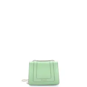 BVLGARI Serpenti Forever Square Shoulder Bag Leather Small