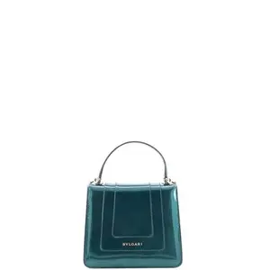BVLGARI Serpenti Top Handle Bag Patent Small