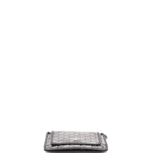 Goyard Plumet Clutch Wallet Coated Canvas - Black