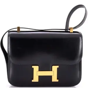 Hermès Constance Bag Box Calf 24 - Black