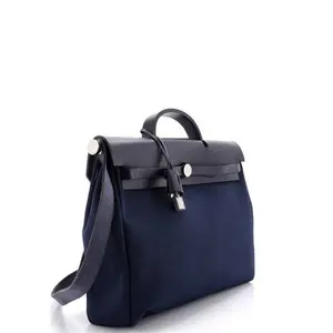 Hermès Herbag Zip Leather And Toile 39