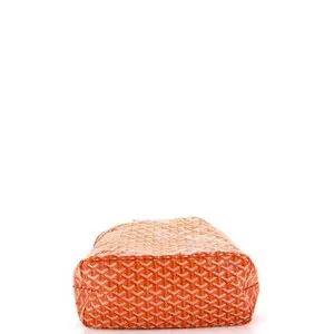 Goyard Saint Louis Tote Coated Canvas Pm - Orange