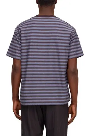 Nn07 Lionel Striped Organic Cotton T-shirt