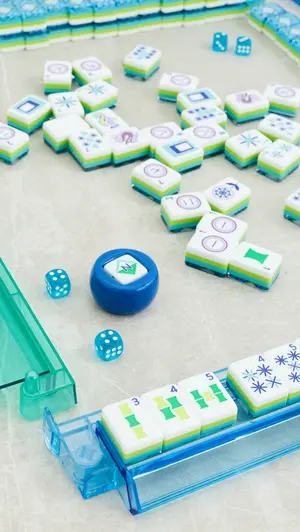Jonathan Adler Basketweave Mahjong Set