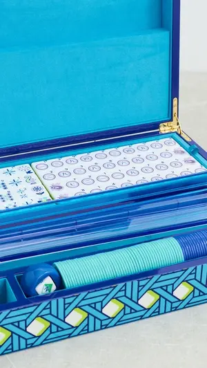 Jonathan Adler Basketweave Mahjong Set