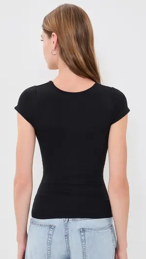 Free People Clean Lines Baby Tee