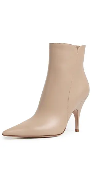 GIANVITO ROSSI Vitello Glove Ankle Boots