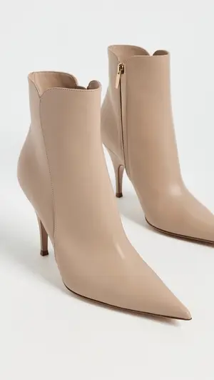 GIANVITO ROSSI Vitello Glove Ankle Boots