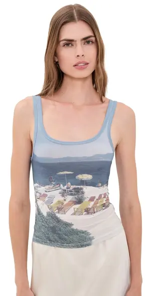 YELLOW THE LABEL Fara Tank