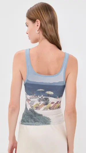 YELLOW THE LABEL Fara Tank