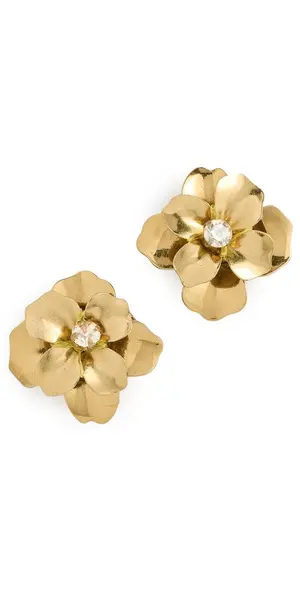 Deepa Gurnani Siran Earrings - Gold